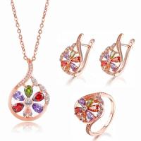 China 925 Sterling Silver Colorful CZ Jewelry Multi color CZ Flower Pendant for sale