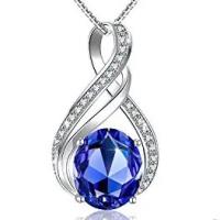 China 925 Sterling Silver Ring Pendant Earring Halo Oval Shape Tanzanite Jewelry Sets for sale
