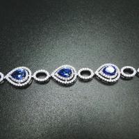 China Pear Cut Tanzanite Silver Amazing Quality Bracelet For Women for sale