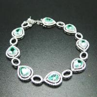 China Pear Cut Tanzanite Silver Amazing Quality Bracelet For Women for sale