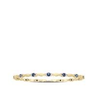 China 925 Sterling Silver Diamond Pear Sapphire Bracelet Classic For Girl Women for sale