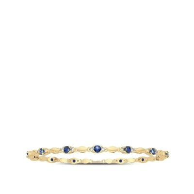 China 925 Sterling Silver Diamond Pear Sapphire Bracelet Classic For Girl Women for sale