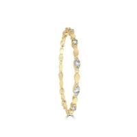 China 925 Sterling Silver Diamond Pear Sapphire Bracelet Classic For Girl Women for sale