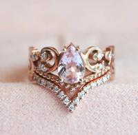 China Vintage Grateful S925 Rose Gold Antique Cz Engagement Rings Promise Anniversary Gift for sale