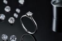 China 925 Sterling Silver Jewelry Diamond Moissanite Engagement Rings Promise Rings for Women for sale