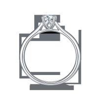 China 925 Sterling Silver Jewelry Diamond Moissanite Engagement Rings Promise Rings for Women for sale