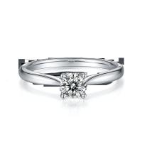 China 925 Sterling Silver Jewelry Diamond Moissanite Engagement Rings Promise Rings for Women for sale