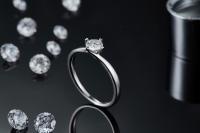 China 9K Gold Jewelry Minimalist Designs Moissanite 925 Silver Ring for sale