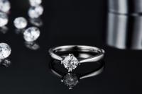 China 9K With Silver Mosaic Moissanite Jewelry Minimalist Lady Ring for sale