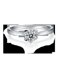 China 0.5ct  Shape Hexgonal  Lab Diamond Jewelry With Silver Women Ring for sale