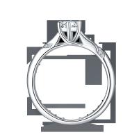 China Wholesale Moissanite Jewelry 925 Sterling Silver  Custom Moissanite Ring Engagement for sale
