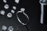 China Wholesale Moissanite Jewelry 925 Sterling Silver Wedding Engagement Moissanite Diamond Rings for sale