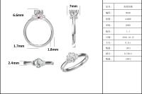 China Unique Flower Style White Gold Plated Ring Custom Moissanite Ring Engagement Women Jewelry for sale