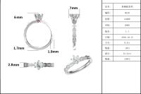 China White Moissanite Unique Sytle And  Sapphire Platineve Diamonds Jewelry Women Ring for sale