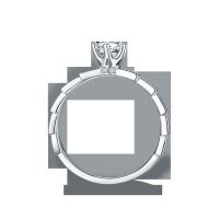 China White Moissanite Unique Sytle And  Sapphire Platineve Diamonds Jewelry Women Ring for sale