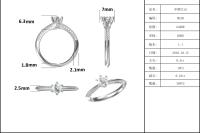 China White Moissanite  And  Sapphire Platineve Diamonds Jewelry  Engagement Women Ring for sale