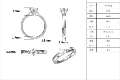 China White Square  Moissanite  And  Sapphire Platineve Diamonds Jewelry Women Ring With Silver1.94CTW for sale