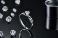 China White Square  Moissanite  And  Sapphire Platineve Diamonds Jewelry Women Ring With Silver1.94CTW for sale