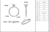 China Moissanite Engagement  For Women Ring Set Diamonds And Sapphire Wedding Band  White Gold  Pave for sale