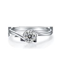 China White  Gold 14 Karat Lab Grown Moissanite Vintage Inspired  Moissanite Engagement  Diamond Jewelry Ring for sale