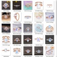 China Trendy Jewelry Raw Moonstone Ring Sterling Silver 925 Irregular Three Prongs Women Jewelry for sale