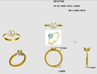 China Delicate CZ Dainty Emerald Jewelry Ring Simple 925 Sterling Silver for sale