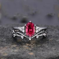 China Engagement 925 Sterling Silver Hexagon Cut Natural Quartz Ring Real Green Moss Agate for sale