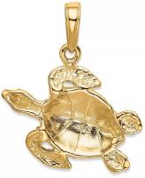 China Sea Turtle  Drop Charm Bead  with Crystals crafted in Sterling Silver For Flawless Finish for sale