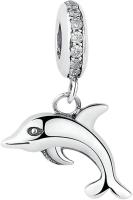 China Textured Owl Charm Bead Pendant in 14K Gold with Rhodium Plating For Women for sale