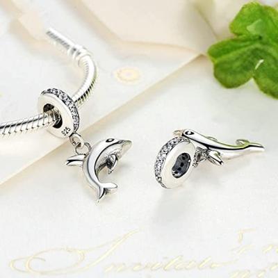 China 925 Sterling Silver Charms for Bracelets and Necklaces Family Letters Dangle Pendants for sale