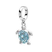 China 925 Sterling Silver Fish Charm Dangle Beads for Bracelets & Necklaces for sale