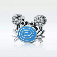 China Inspired Silver - Silver Customized Charm for Bracelet with Cubic Zirconia Jewelry for sale