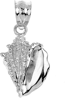 China 925 Sterling Silver Sea Shell Bead  Charm Pendant Necklace For Daughter for sale