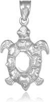China 925 Sterling Silver Sea Turtle Charm Pendant For Women Girls for sale