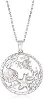 China Lady tree 925 Sterling Silver Stingray Necklace Manta Ray Turtle Dolphin Charm for sale