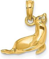 China Ross-Simons 0.25 ct. t.w. Diamond Seahorse Pendant Necklace With Black Diamond Accent in 18kt Gold for sale