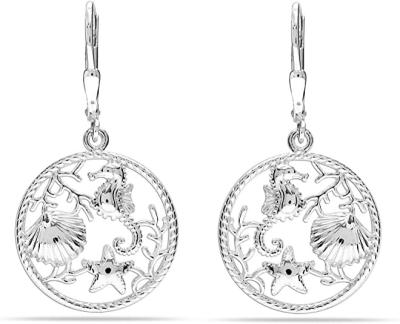 China 925 Sterling Silver Jewelry Tear-Drop Celtic Heart Love-Knot Cross Diamond-Cut Drop Dangle Leverback Earrings for Women for sale