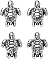 China 160pcs Antique Lovely Turtle Pendant Silver Bead Charms Fit Original Bracelet 9x7mm for sale