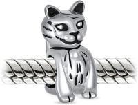 China Sitting Kitten Kitty Pet Animal Lover CAT Dangle Charm Beads For Women Teen for sale