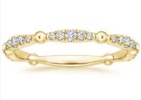 China Pave Full Diamond 14K Yellow Gold Jewelry 0.67ct G-H VS1 Clarity for sale