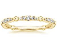 China Pave Full Diamond 14K Yellow Gold Jewelry 0.67ct G-H VS1 Clarity for sale