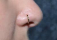 China Helix Piercing 14K Gold Clicker For Cartilage Tragus 16g-40g for sale