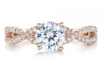 China 0.8ct Natural Diamond Engagement Rings 6.0MM Dimension OEM ODM for sale