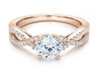 China 0.8ct Natural Diamond Engagement Rings 6.0MM Dimension OEM ODM for sale