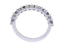 China 1.2 ct Engagement And Wedding Ring Set 1.93g Weight RD2.7MM Size for sale