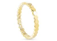 China 12pcs 0.72ct 18K Solid Gold Jewellery , Bee My Love Ring 4mm Width for sale