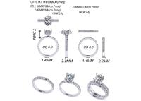 China Hand Setting 2.45g 14K Solid Gold Jewellery ODM For Engagement for sale