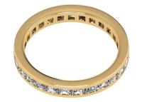 China 27pcs Diamond 18K Rose Gold Ring With 2.0×1.5MM OEM ODM For Gift for sale