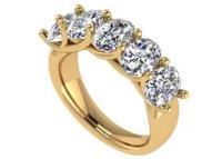 China Oval Diamond 18K Rose Gold Ring 6.43x 4.7x 3.03mm Size for Anniversary for sale