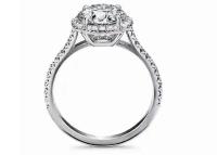 China Round Cut 14K Solid Gold Jewellery , 49pcs Diamond Engagement Ring Sets for sale